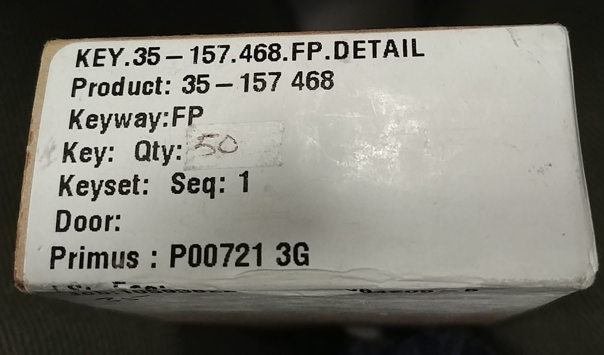 Schlage 35-157 FP Primus Key Blank