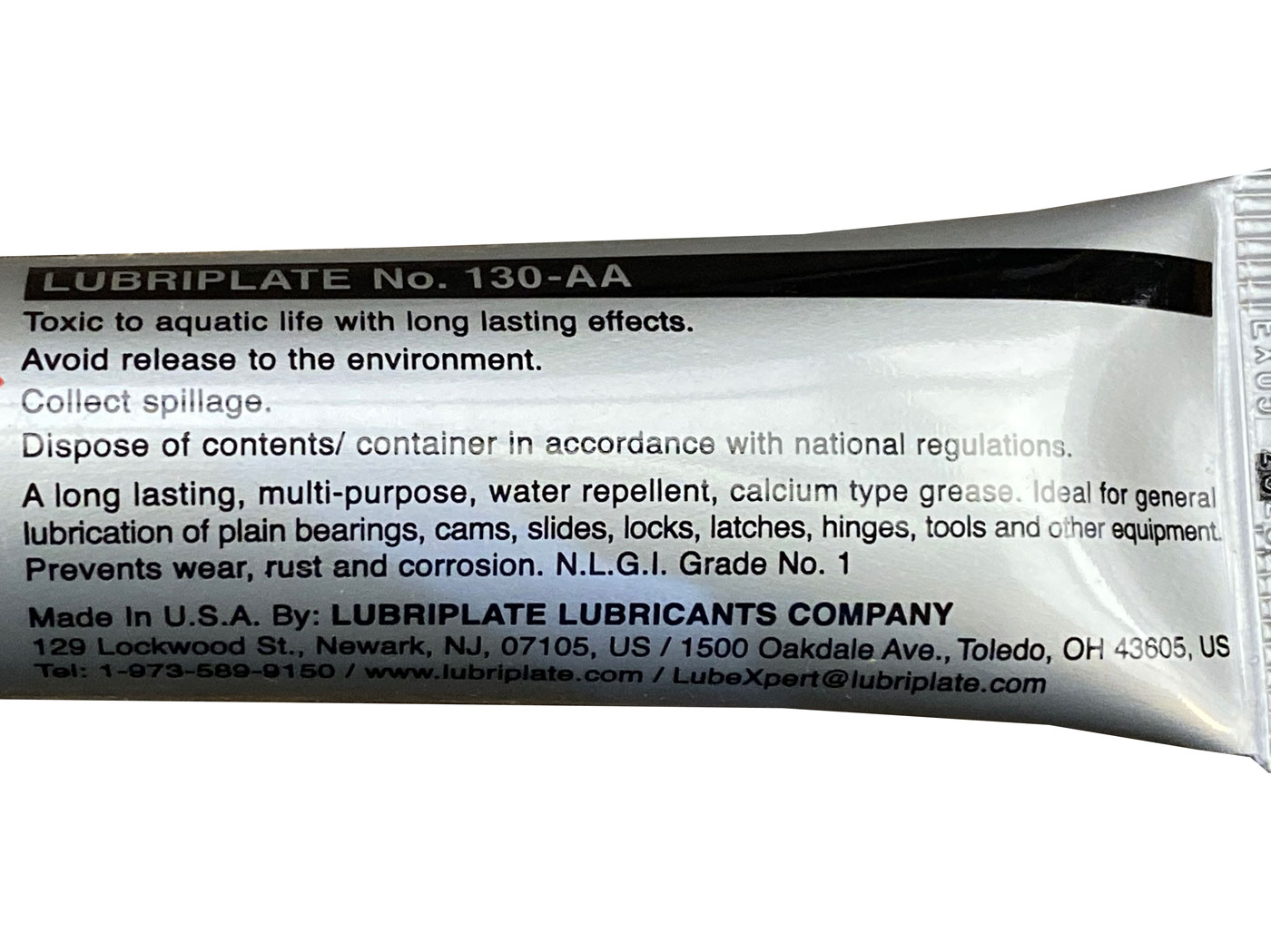 Schlage M204-168 Lubriplate 130-AA Calcium Grease - 1-3/4 oz. Tube
