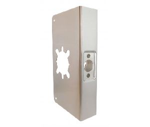 Don-Jo 12-2-S-CW Wrap Around Plate, 22 Ga. Stainless Steel, 5-1/8 in. x ...