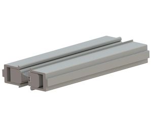Hager HAG100847S-MIL-84 Mortise Type Adjustable Astragal, Spring Loaded ...