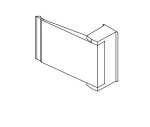 Kawneer 116170-17 LH Paddle Device Push for 4510 Latchlock On Insul ...