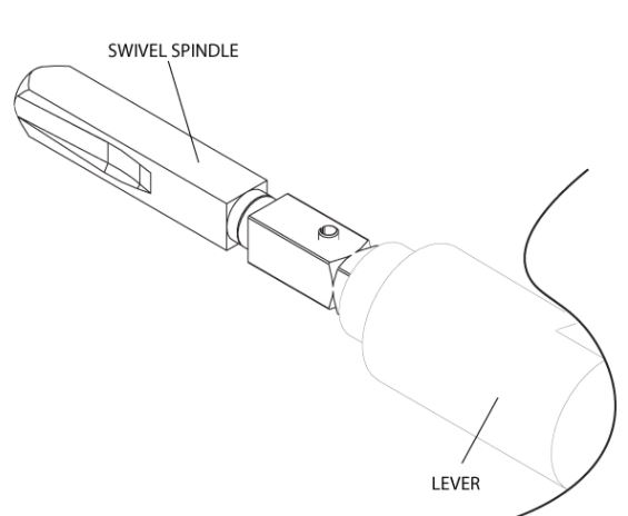 Yale 50-1178-0001-048 1178L Swivel Spindle, Lever x Lever Mortise Locks ...