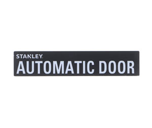 Stanley Access 412615 "AUTOMATIC DOOR" Decal