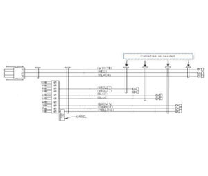 Stanley 414098 Rocker Switch to Control Box Harness