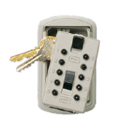 Supra 001371 KeySafe Slimline w/Push Button- Clay