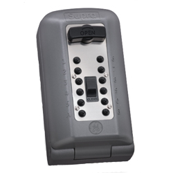 Supra 002048 KeySafe P500 w/Alarm Sensor & w/Push Button- Titanium