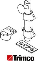 Trimco 3920-4 605 Dutch Door Bolt - Cast and Flat Mortise Strike ...
