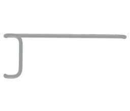 Global Door TH1100-OPB33-DU Offset Pull Bar - Duronodic Finish
