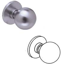 Falcon M-Series Mortise Knob Sectional Lock Single Keyed
