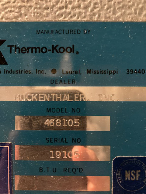 Cylinder Lock Kit Thermo Kool