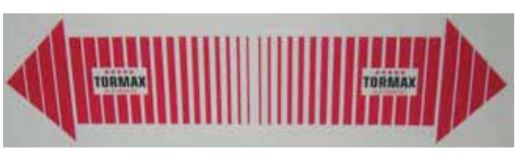 Tormax 390.9362 Tormax Sliding Arrow Decal
