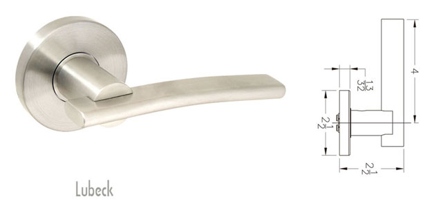 TownSteel TLP-L 2-3/4" Lubeck US14 Designer Series Low Rose Style 2-3/4 ...