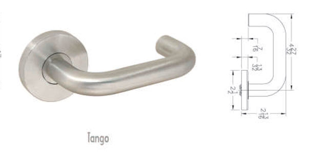 TownSteel MSE-W 18 T US4 Wide Escutcheon Style Single Cylinder Deadlock ...