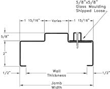 Karpen Steel Two-Piece Slip Frame