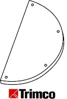 Trimco 7141 Interior "D" Door Pull