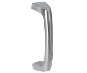 Trimco 1109-1 626 Tapered Cast Door Pull 5-1/2" CTC - Satin Chrome