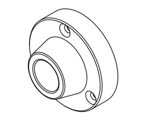 Trimco 1270CVSV 605 Cast Concave Wall Bumper School Version - 1 ...