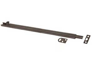 U Need Hardware SB012-613/10B Solid Brass Surface Bolt 12" - Oil-Rubbed Bronze Slide Bolt