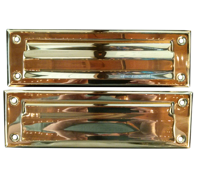 Ultra Hardware 67023 Deluxe Solid Brass Letter Slot