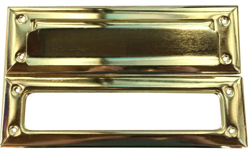 Ultra Hardware 67100 Steel Spring Loaded Flap, Letter Slot