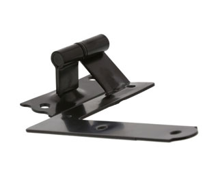 Ultra Hardware 96526 2-1/8" Offset Blind Hinge - Black Finish - 2 Pairs