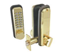 Ultra Hardware 44730 Mortise Spring Deadlatch Push Button Combination ...