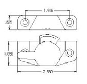 Ultra Hardware 46015 Key Operated Window Lock