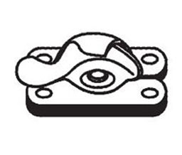 Ultra Hardware 60902 Steel Clamp Style Sash Lock