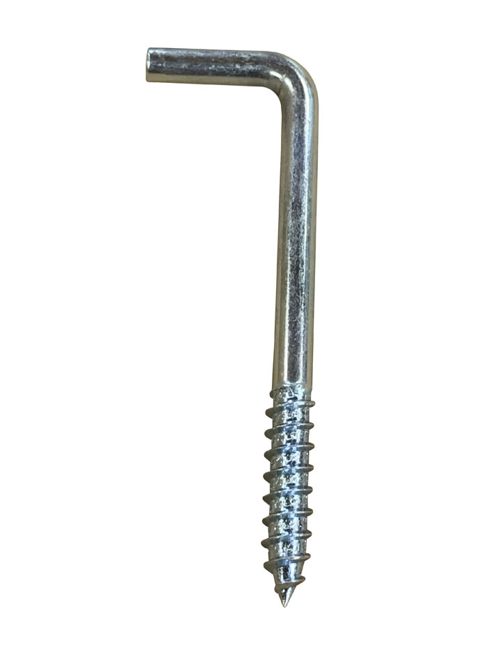 Ultra Hardware 61081 Card of 3 Zinc Plated Square Screw Hook