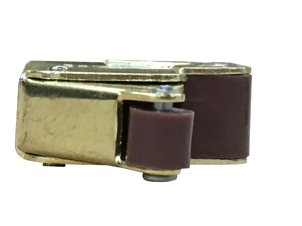 Ultra Hardware 96880 Mini Touch Magnetic Latch-Brass Plated-Polybagged