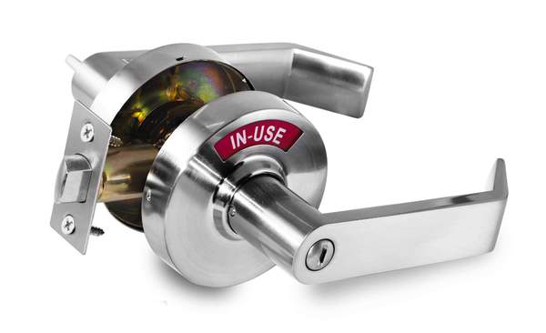 Indicator Lock C3FE Privacy Indicator Lock & Lever in 26D Satin Chrome ...