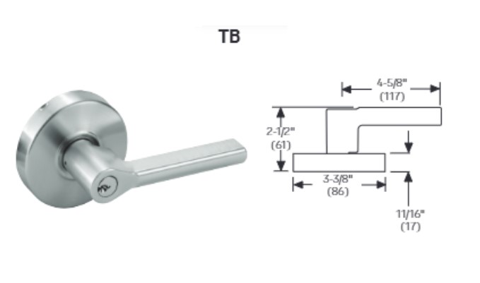 Yale TB 4608LN MCD238R 497-112 A600x6xE-KR 134 625ABCB Cyl Classroom ...