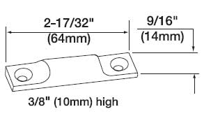 Yale 702 Bottom Strike for Pullman Latch