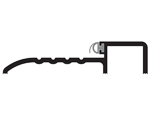 Zero 561A 84" Rabbeted threshold with Neoprene Insert, 4.5"W x 1"H, 84 ...