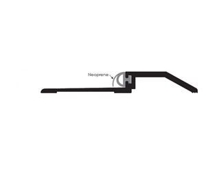 Zero 564B 24" 3.687" x 0.5" Rabbeted Threshold