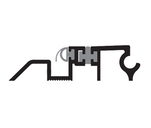 Zero 7338B-SAT 72 Adjustable Interlocking Threshold Section with PVC ...