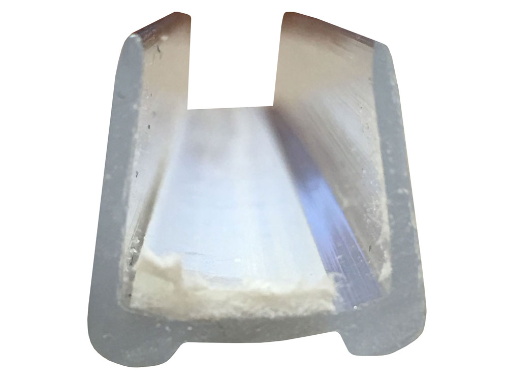 Zero 135 24" Glass Edge Protection for .500" thick glass