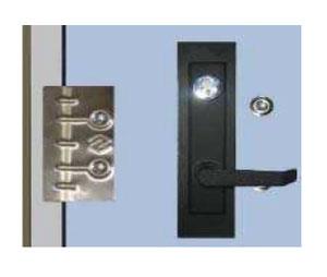 Securitech TEL-KLT-RS Keyed Lever Trim Only w/o Anti-Pry Plate - Satin ...