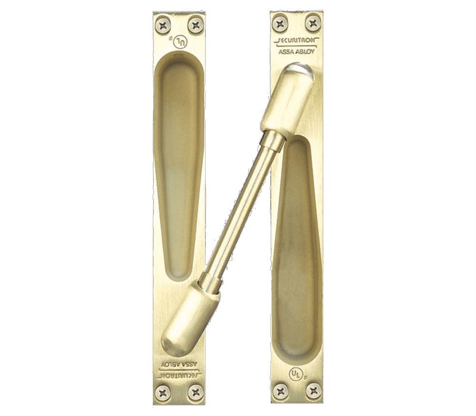 Securitron CEPT-C5E-04 Concealed El Power Transfer, 9 Wires, Satin Brass