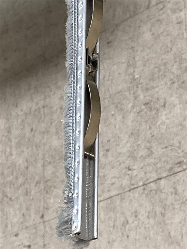 Kawneer 200762 84" Length Standard Adjustable Astragal for Standard Doors