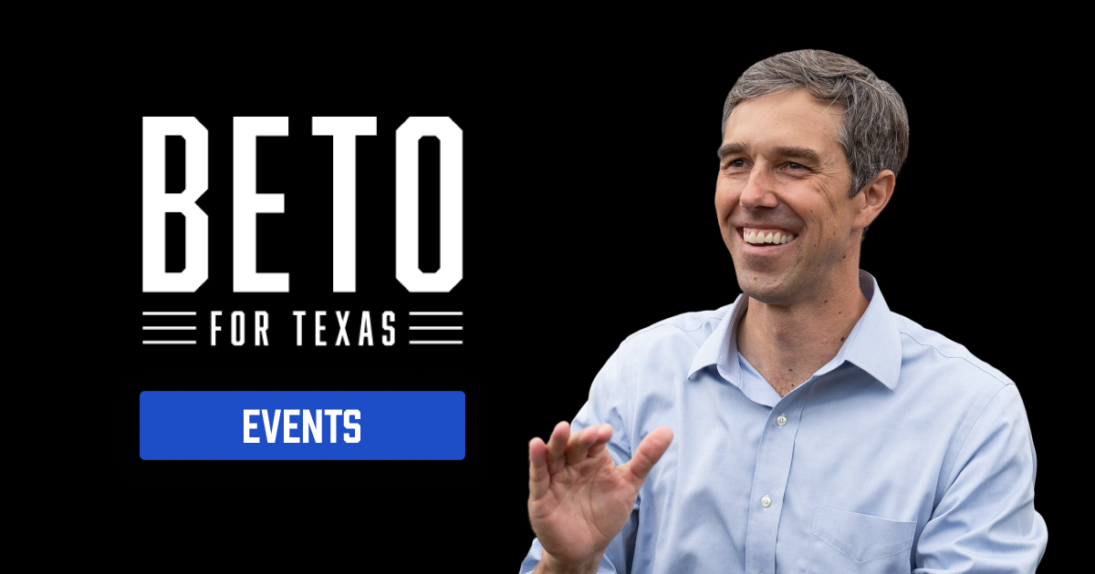 Beto for Texas - Events Map