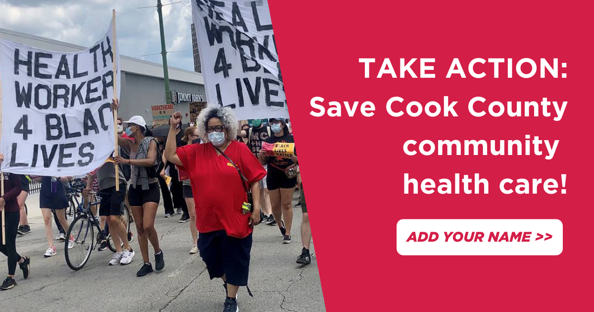 Save Cook County community health care | National Nurses United