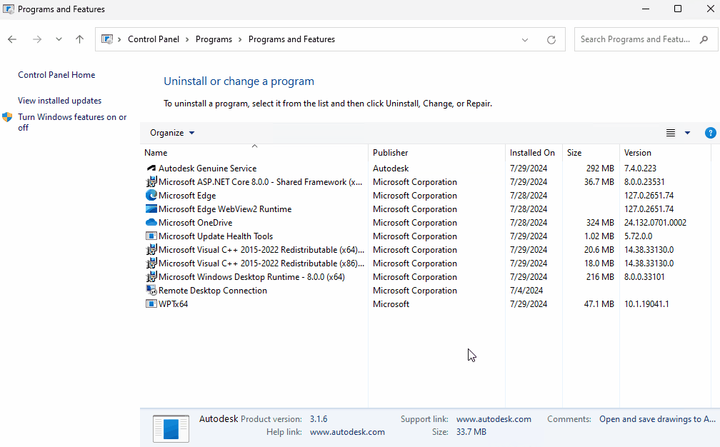 How to Uninstall the Autodesk Genuine Service on Windows