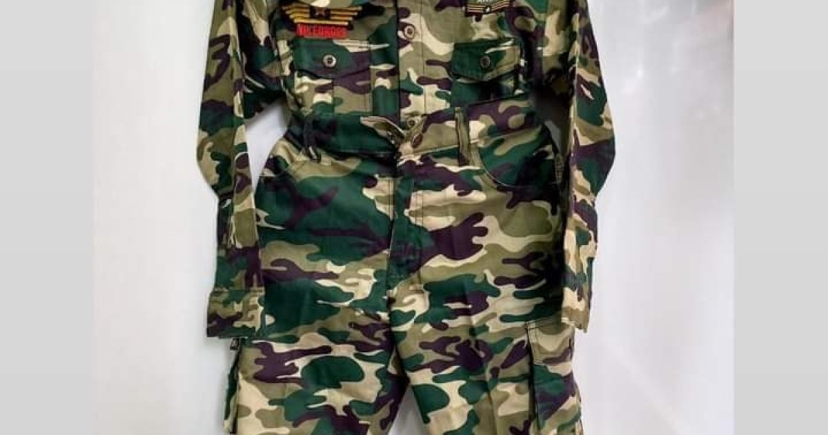 eTukuri - Products | Army uniform (MNDF) Camouflage for kids age 2 to 7 ...