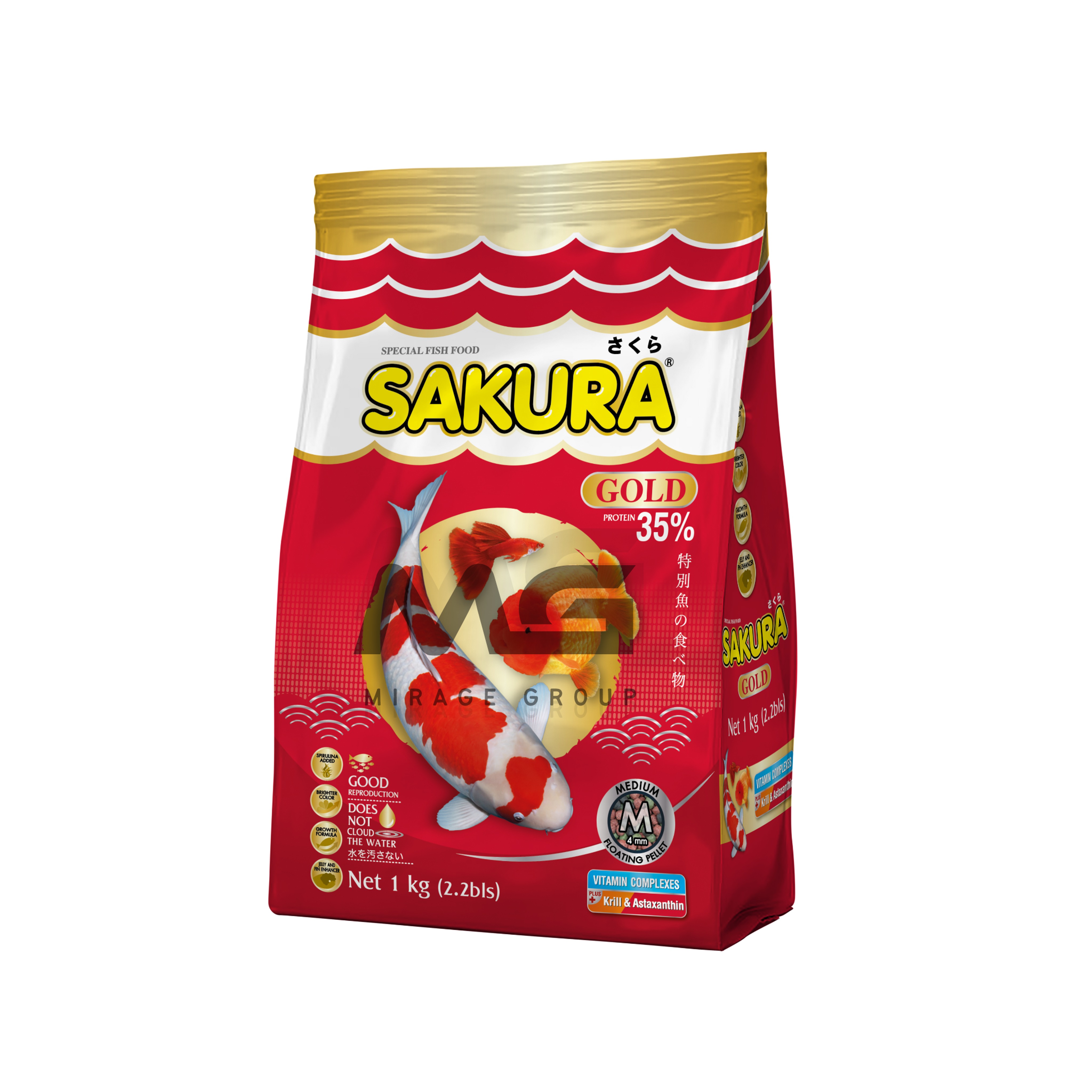 eTukuri - Products | Sakura Gold 1000g (Small Pellet)