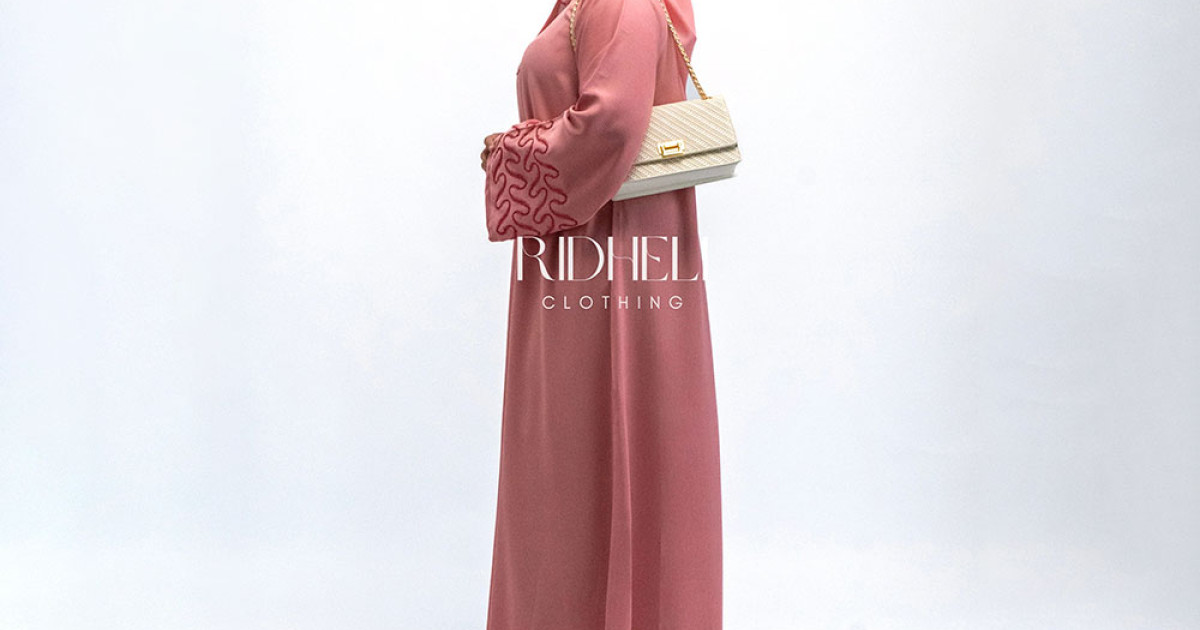 eTukuri - Products | CIDRA PINK EMBROIDERY ABAYA