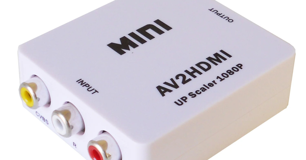 eTukuri - Products | Mini AV to HDMI HD Video Converter - AV2HDMI