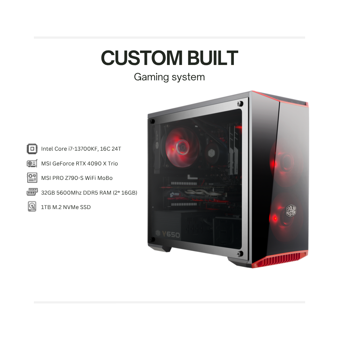 eTukuri - Products | Custom i7-13700KF & RTX 4090 Gaming PC