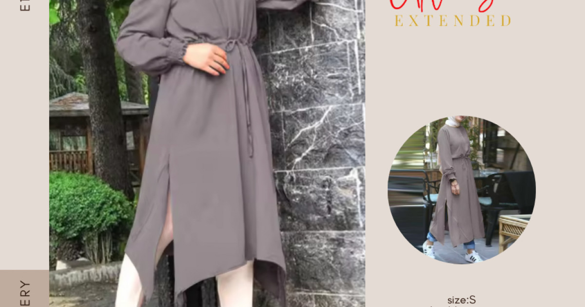 eTukuri - Products | Plain Side Fork Asymmetric Hem A-Line Midi