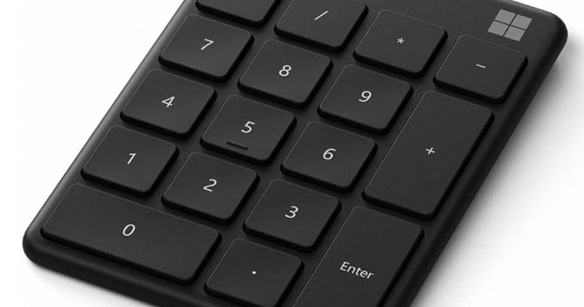 eTukuri - Products | Microsoft Wireless Number Pad 1969 (Black or Glacier)